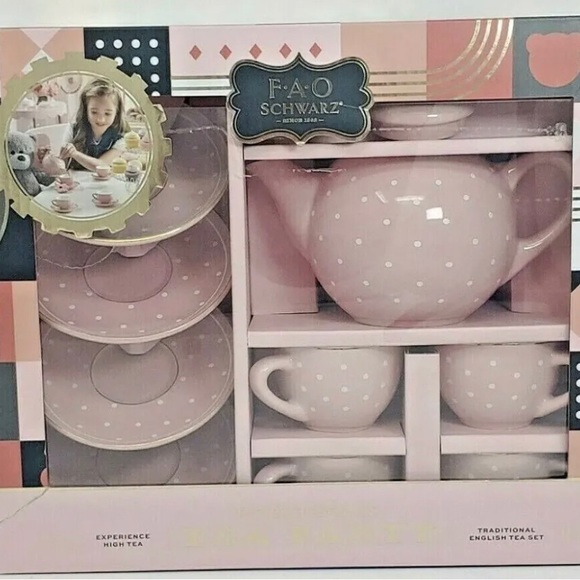 FAO Schwarz | Other | Fao Schwarz Pink Tea Set | Poshmark